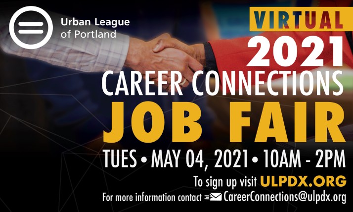 2021 Career Connections Job Fair Urban League Of Portland